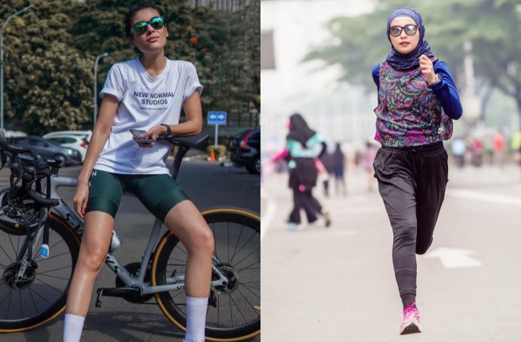Tampil segar dan bugar, 9 seleb wanita Tanah Air ini hobi olahraga
