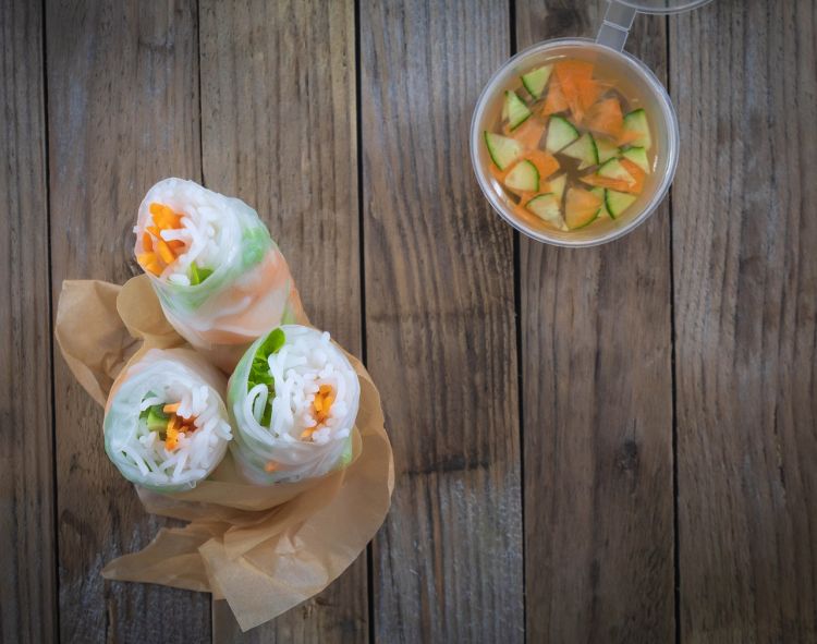 Resep rice paper rolls, ngemil sehat tanpa takut berat badan bertambah