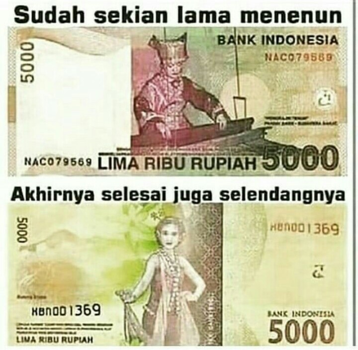 10 Meme kocak soal rupiah ini bikin ngakak, uangnya bisa bercerita