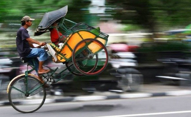 10 Keistimewaan becak yang kamu harus tahu
