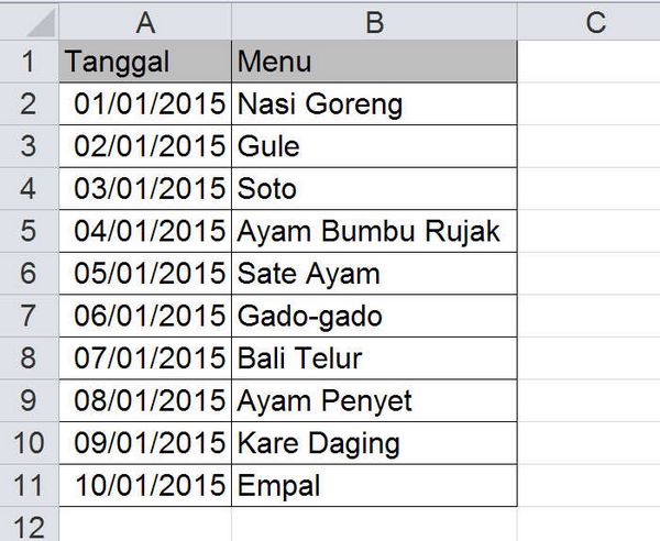 EXCEL: Mengacak Otomatis Isi Tabel | Techno.id
