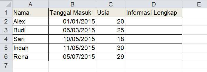 Tips mudah gabungkan beberapa data di MS Excel | Techno.id
