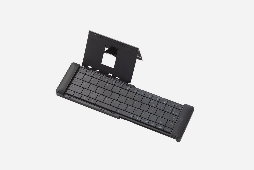 Elecom Sliding Keyboard: Papan tombol lipat dengan penyangga slider ...
