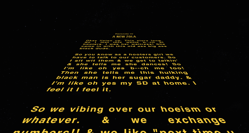 ‘Star Wars’ title crawl creator, type your own story or just anything