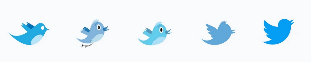 Ini rupa si 'burung' Twitter dari masa ke masa | Techno.id