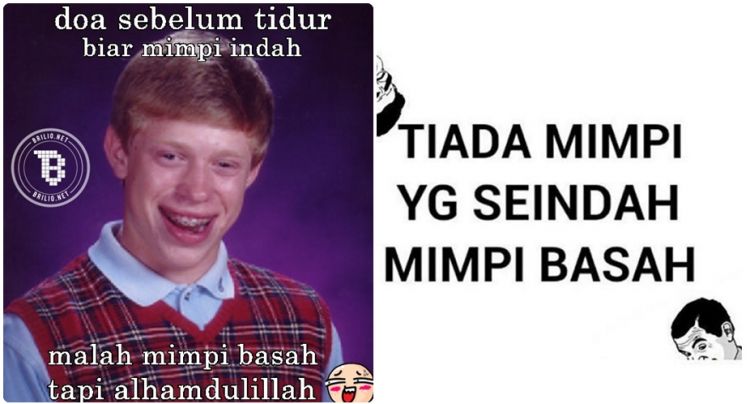 15 Meme mimpi indah yang bikin cekikikan sendiri, kamu pasti pernah!