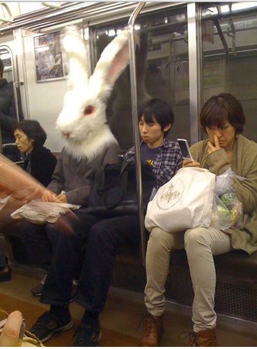 15 Pakaian nyeleneh orang-orang di transportasi umum, kok begitu