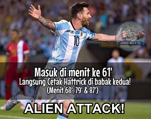 8 Meme ini buktikan bahwa Messi memang titisan alien!