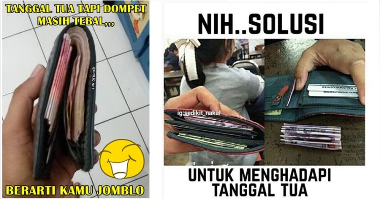 7 Meme isi dompet ini dijamin bikin geli, kamu pasti pernah nih!