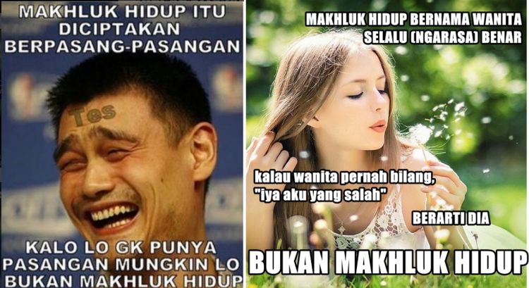 5 Meme 'kamu bukan makhluk hidup' ini bikin jomblo gigit jari , aww!