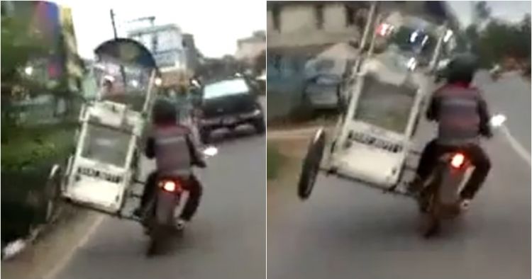 Wow, aksi penjual Sari Roti keliling ini bikin netizen terpukau