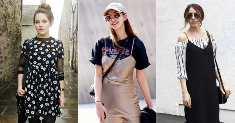 12 Inspirasi gaya baju dalam dress ini bikin penampilanmu makin chic