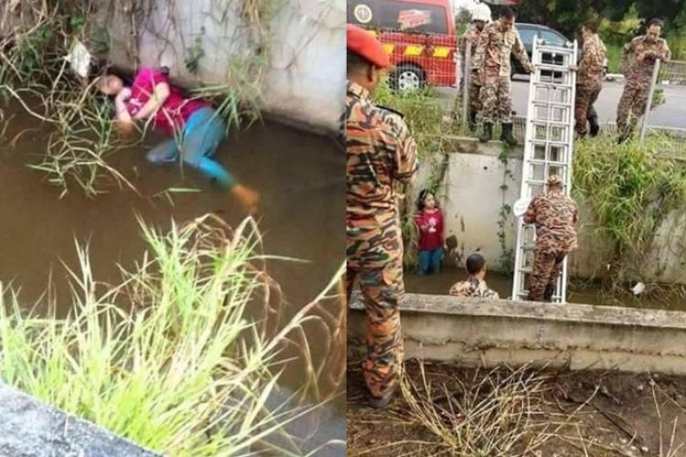 Cewek Tertidur Di Sebuah Parit Ini Disangka Mayat Bikin Geger Nih