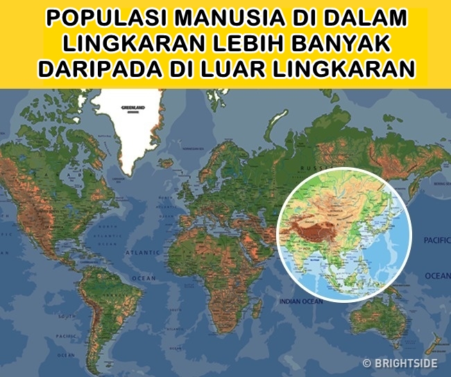 11 Peta unik ini ungkap sisi lain fakta dunia, nggak nyangka ya
