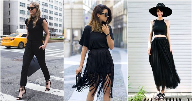8 Cara tampil serba hitam tanpa terlihat seperti berduka, cobain yuk