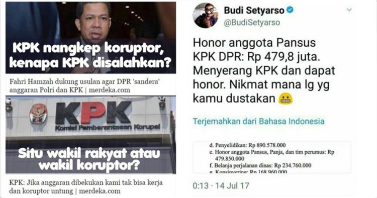 12 Meme soal pansus angket KPK ini sindir yang pro pembekuan