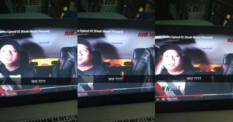 Penampakan hantu di jok belakang mobil terekam dashcam, serem Penampakan hantu di jok belakang mobil terekam dashcam, serem