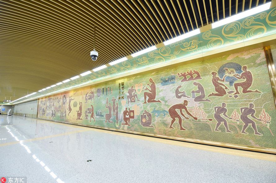 10 Mural indah di berbagai stasiun, suasananya jadi bak galeri se