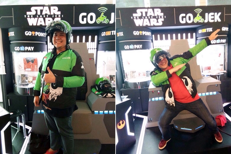 Demam Star Wars, booth GO-JEK di mal ini diserbu pengunjung