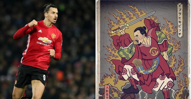 Ilustrasi 4 bintang sepak bola saat jadi pendekar samurai, keren abis