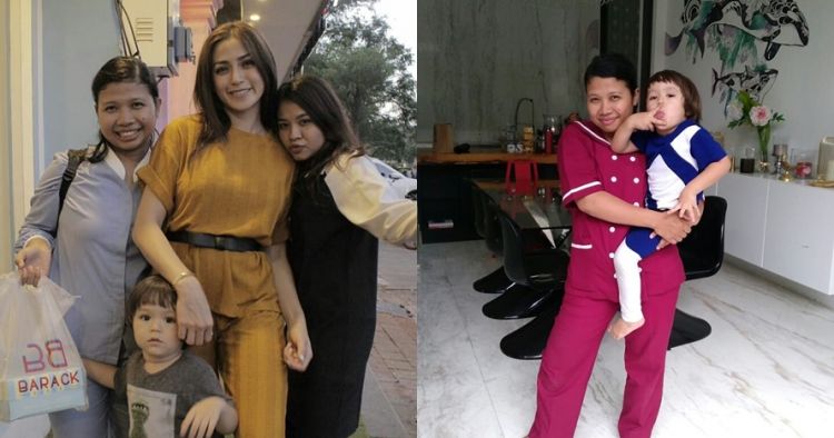 11 Potret Purwati, babysitter El Barrack putra Jedar yang hits abis