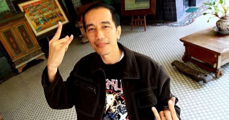 Potret mirip Jokowi bergaya punk ini viral, ada kisah unik di baliknya