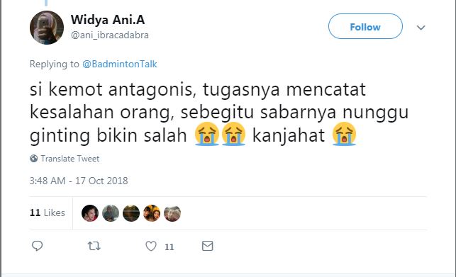 Ekspresi Momota kalahkan Ginting bikin heboh, begini 8 cuitan bap