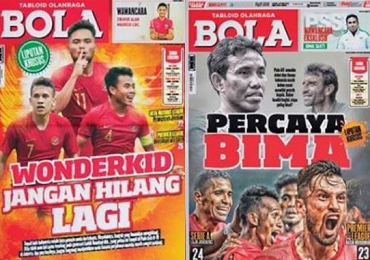 Kenang Tabloid Bola, ini 5 cover edisi Timnas Indonesia yang kece abis