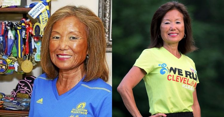 8 Potret Jeannie Rice, pemecah rekor maraton di usia 70 tahun