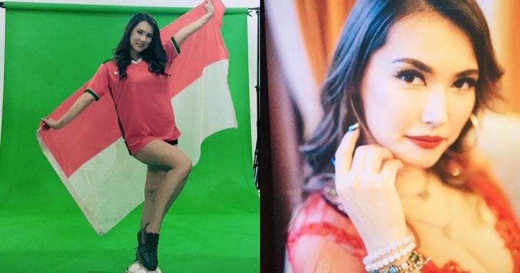 Maria Ozawa berkebaya merah di Bali ini curi perhatian, memesona