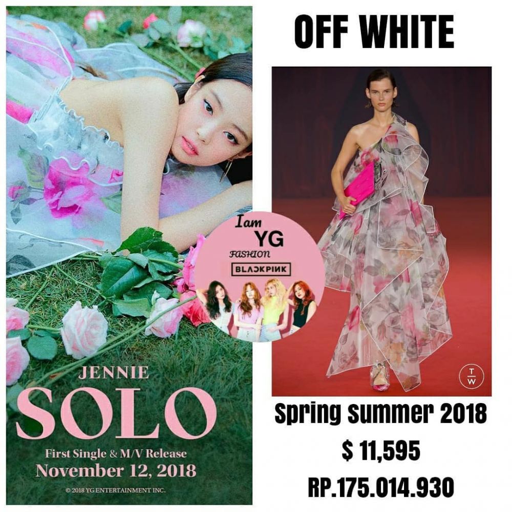 Harga 10 fashion item Jennie Blackpink, ada dress seharga mobil