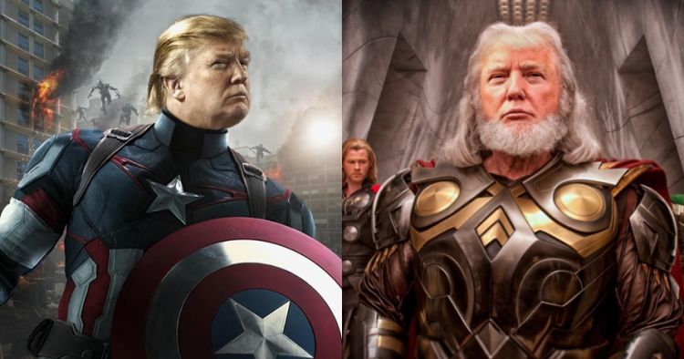 10 Foto editan Donald Trump jadi superhero ini nyeleneh abis