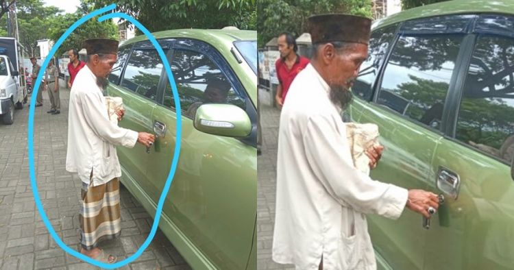 Kisah pengemis tua berhidung cacat punya mobil pribadi, bikin heboh