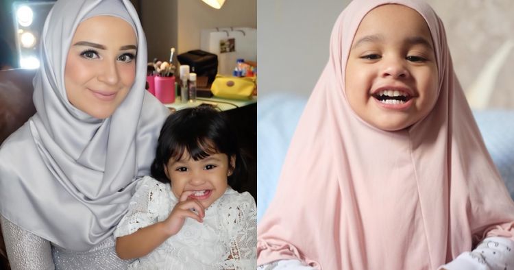 8 Potret Hawwa putri Shireen Sungkar pakai hijab, imut abis