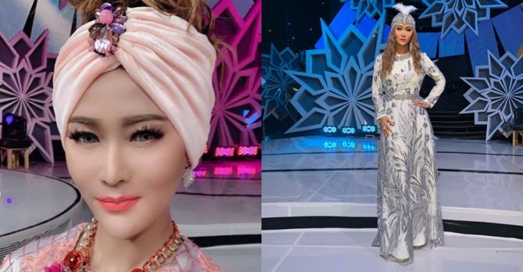 10 Pesona Inul Daratista kenakan turban, modis abis