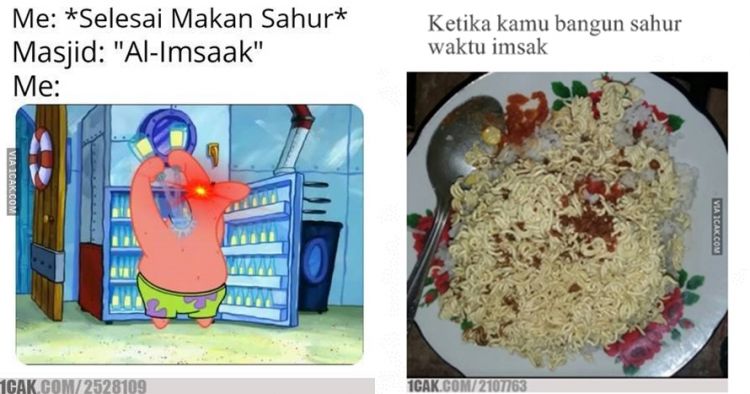 11 Meme lucu 'the power of Imsak' ini bikin nyengir kuda