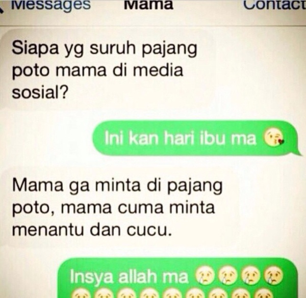 10 Chat lucu disuruh sama emak ini endingnya kocak 10 Chat lucu disuruh sama emak ini endingnya kocak