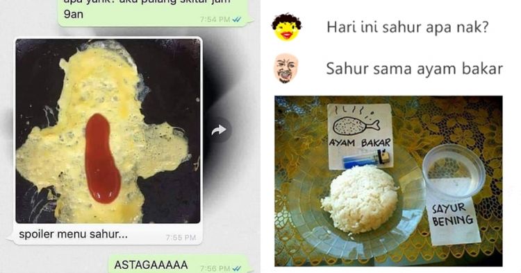 11 Meme lucu ngobrolin menu sahur ini bikin tepuk jidat