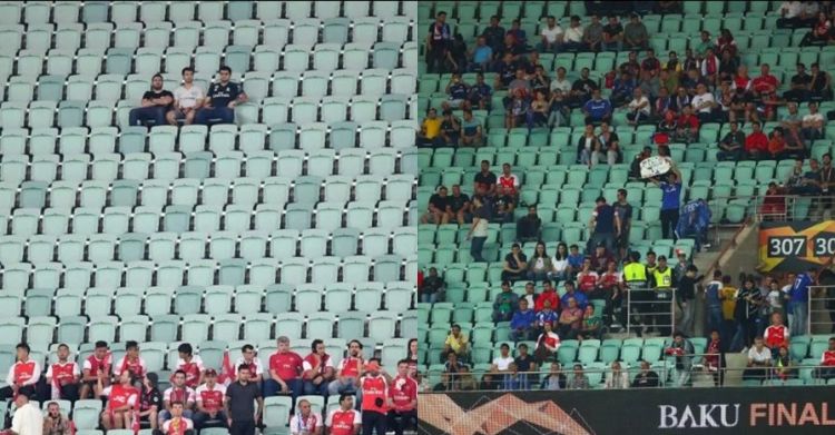 Stadion final Liga Europa sepi penonton, ini penyebabnya