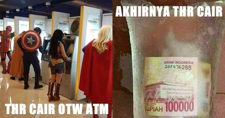 10 Meme lucu 'akhirnya THR cair' ini bikin tepuk jidat