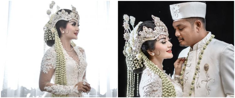 10 Momen pernikahan Gina Duo Racun, penampilannya curi perhatian