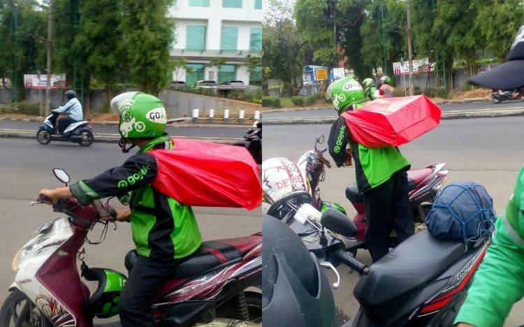 6 Momen awkward driver ojek online antar barang pesanan, kocak 6 Momen awkward driver ojek online antar barang pesanan, kocak