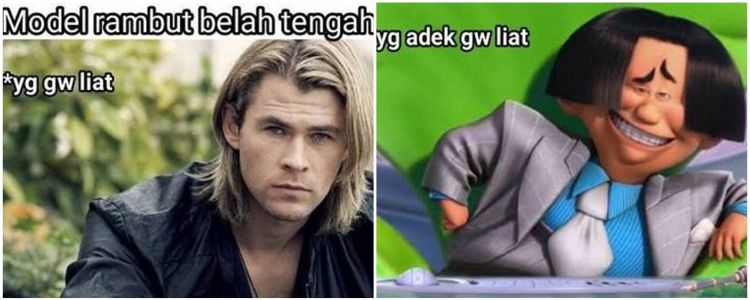 10 Meme model rambut ini lucunya bikin ngangguk setuju