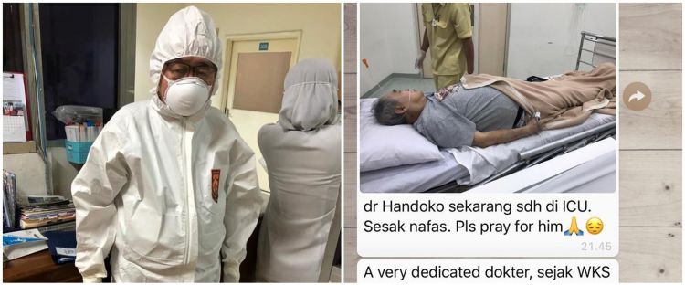 Potret terbaru Dokter Handoko Gunawan, ceria di balik ruang isolasi