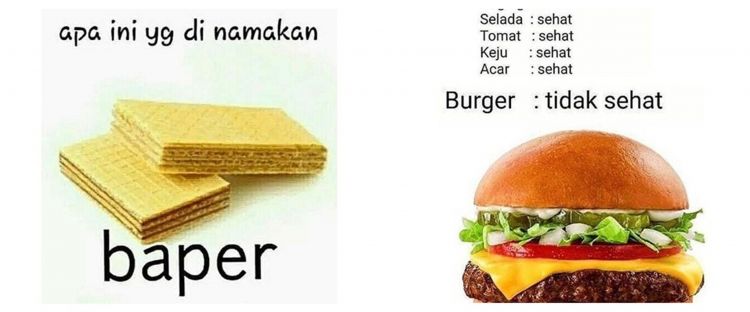 10 Meme lucu logika makanan ini recehnya bikin terhibur