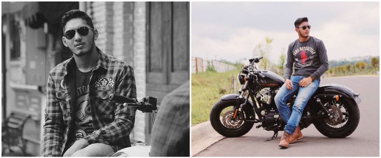 Dari moge sampai vespa, ini 8 potret aksi motoran Gariz Luis