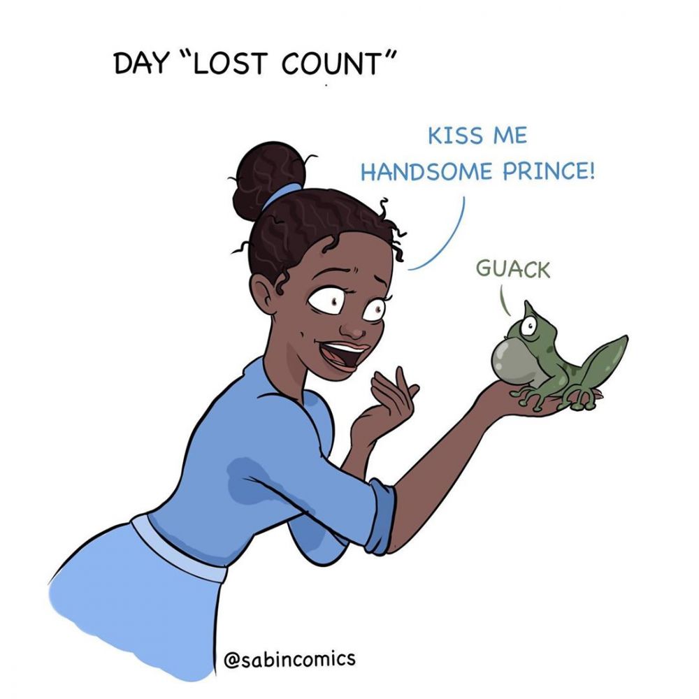 8 Aksi Princess Disney selama pandemi, sleeping beauty tidur teru