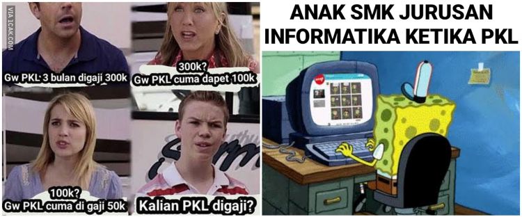 10 Meme lucu nasib pelajar ketika PKL, tak seindah yang dibayangkan