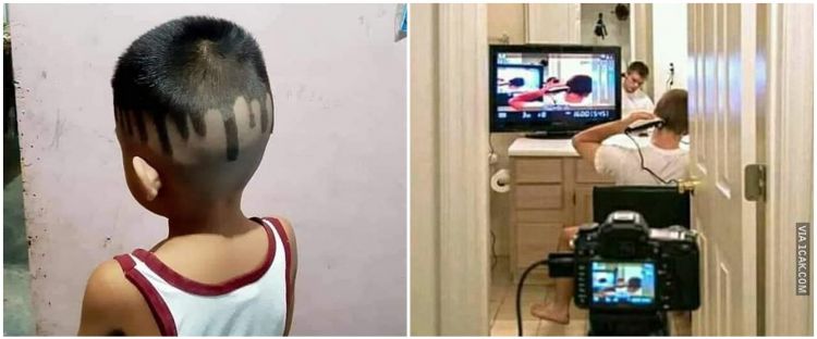 10 Momen lucu potong rambut ini bikin pengen ketawa
