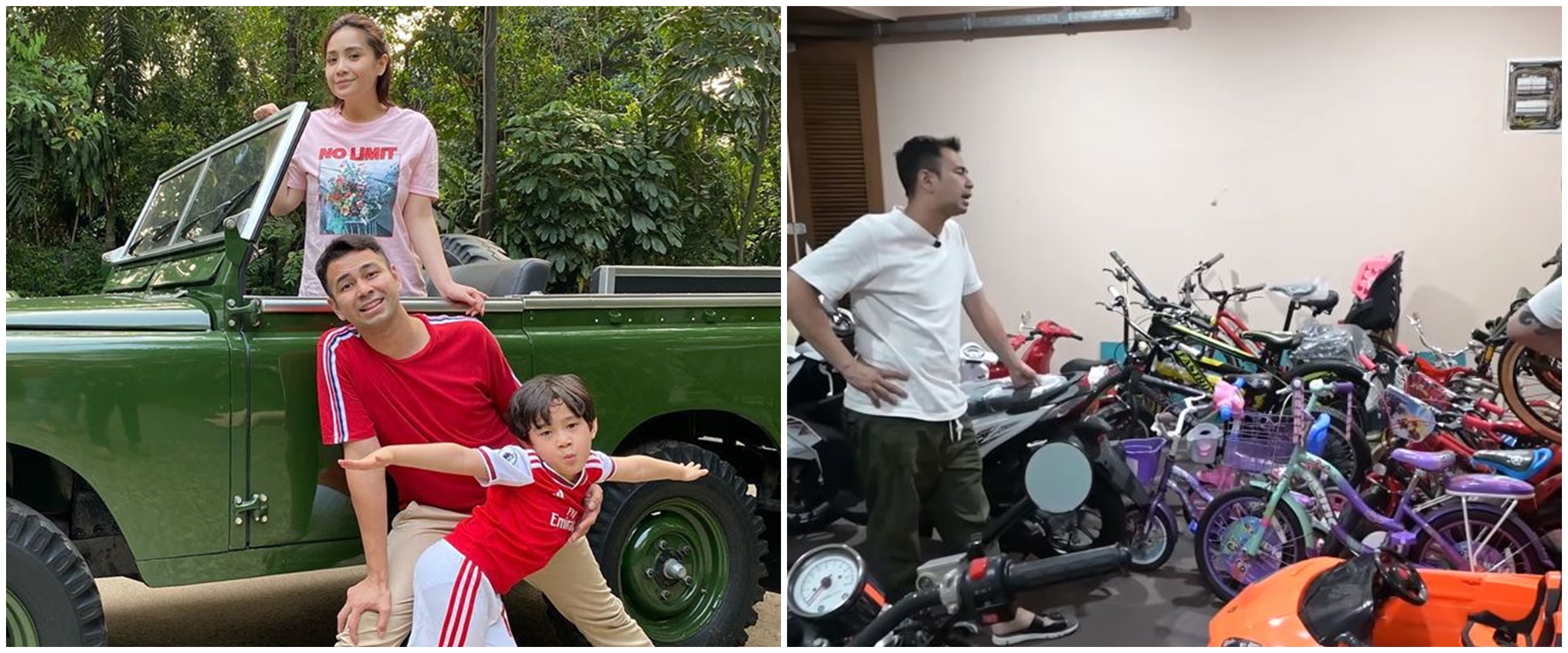 7 Potret garasi motor & sepeda Raffi Ahmad, koleksinya bi